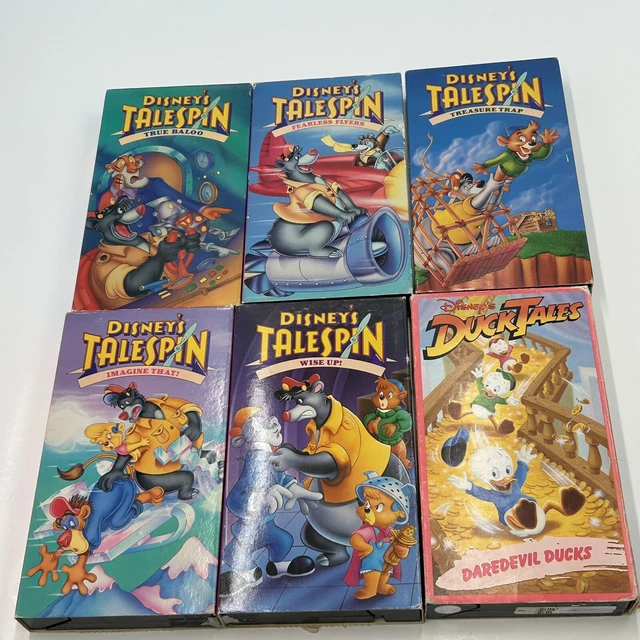 TAILSPIN 1,4,5,6,7 VHS - Ducktales Daredevil Ducks VHS 1990s Disney ...