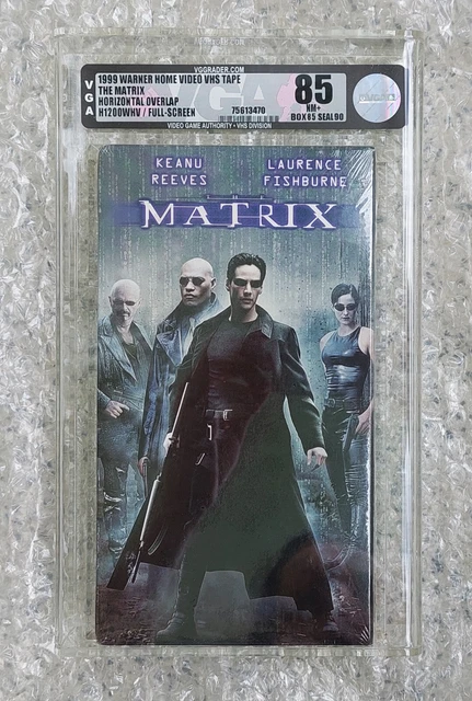 THE MATRIX VHS tape VGA 85 Warner Home Video 1999 CGA Kasette H1200WHV ...