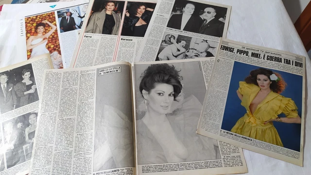 EDWIGE FENECH_7 PAGINE di articoli/ ritagli di giornale # ( magazine ...