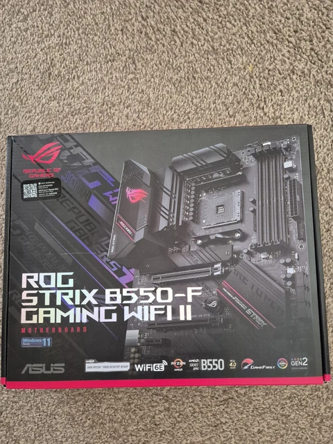 ASUS ROG STRIX B550-F Gaming WiFi II Socket AM4 AMD £120.00 - PicClick UK