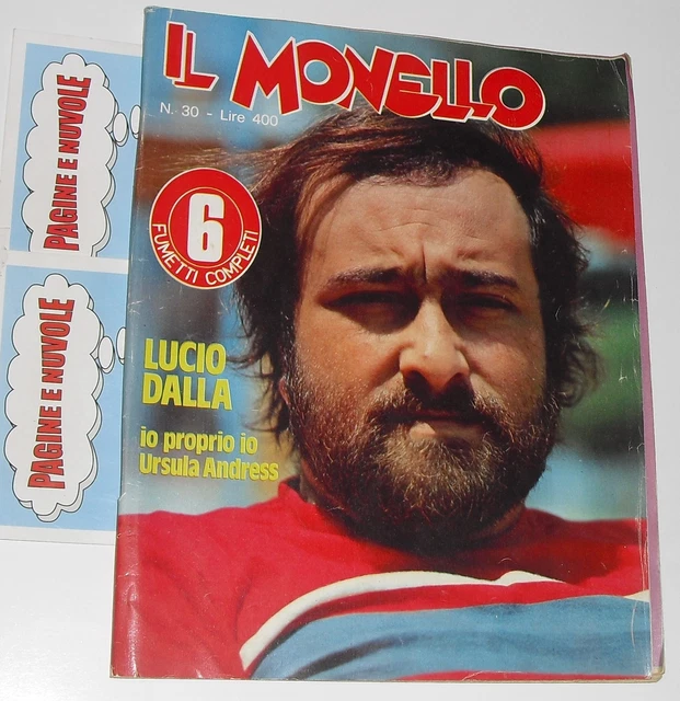 IL MONELLO N 30 - 1978 copertina LUCIO DALLA - URSULA ANDRESS - STRAY ...