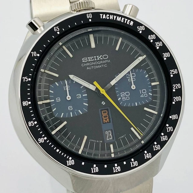 SEIKO 5 SPORTS Speed-Timer Black Horse 6138-0040 Chronograph Automatic ...