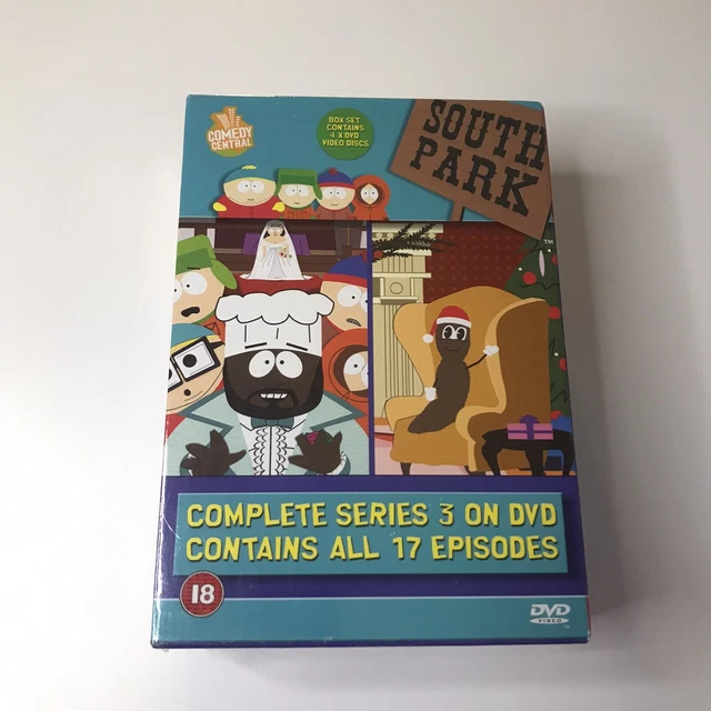 SOUTH PARK COMPLETE Series 3 2001 DVD Sealed Brand New Collectors Box Set £18.97 - PicClick UK