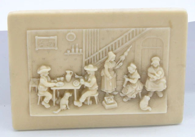 BAS RELIEF CALCAIRE, concrétion de Calcaire de St-Alyre EUR 18,00 ...