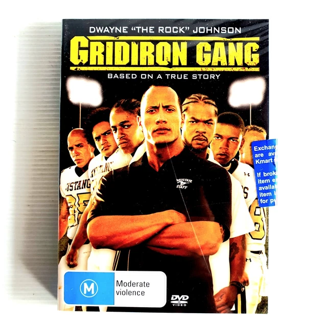 GRIDIRON GANG DVD 2006 Sports Drama, Dwayne Johnson, XZibit, Kevin Dunn ...