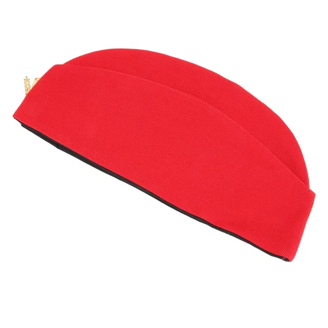 FLIGHT ATTENDANT COSTUME Red Men Beret Square Dance Hat Miss £8.55 ...