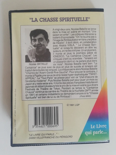 LE LIVRE QUI Parle Rimbaud Cassette La Chasse Spirituelle Lu Par ...