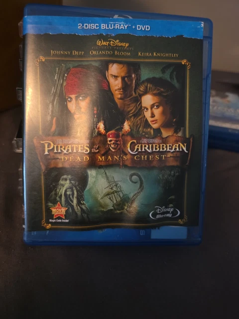 PIRATES OF THE Caribbean: Dead Man's Chest (Blu-ray, 2006) Johnny Depp ...