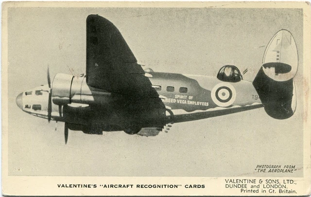 LOCKHEED HUDSON III - Ww2 Aircraft Recognition Card £3.84 - PicClick UK
