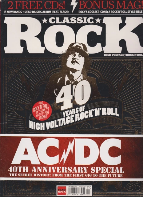 CLASSIC ROCK MAGAZINE + FREE 2 CD DEC 2013, 40 Years of High Voltage ...