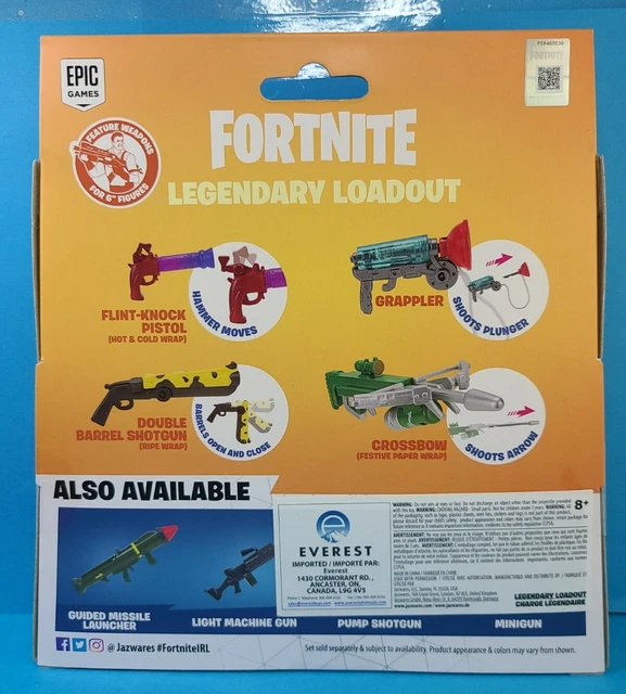2019 JAZWARES EPIC Games Fortnite Legendary Series Loadout for 6" & 7 ...