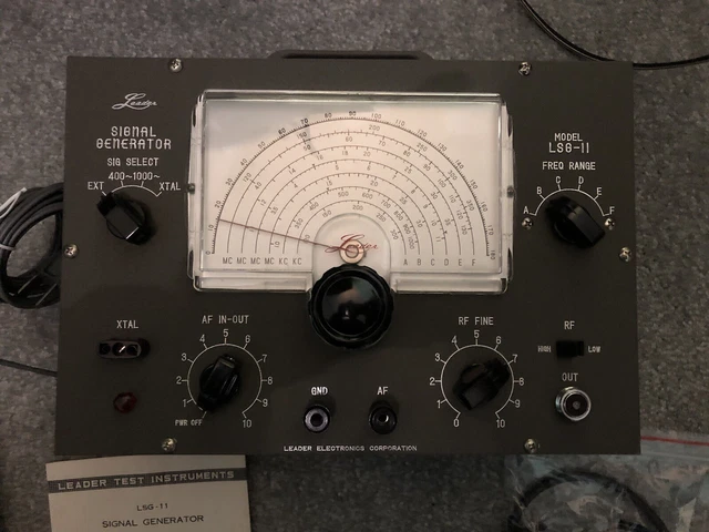 LEADER TEST INSTRUMENT LSG-11 Wide Band Signal Generator Vintage £187. ...