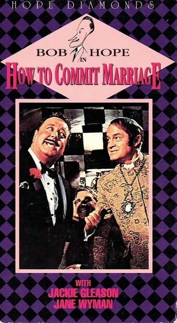 HOW TO COMMIT MARRIAGE VHS Bob Hope Movie Jackie Gleason Jane Wyman ...