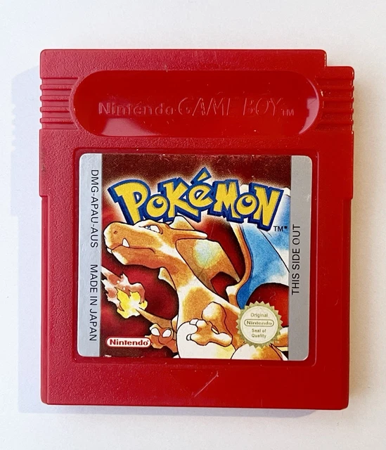 💯 MINT + New Battery🔋 Pokemon Red Version, Nintendo Gameboy AUS PAL ...