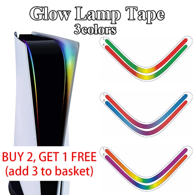 PER CONSOLE SONY Playstation 5 Ps5 barra luminosa arcobaleno luce led ...