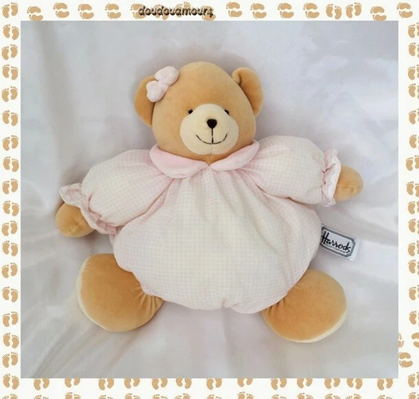 DOUDOU PELUCHE OURS Boule Beige Vichy Rose Noeud Harrods EUR 23,00 ... DOUDOU PELUCHE OURS Boule Beige Vichy Rose Noeud Harrods EUR 23,00 ...