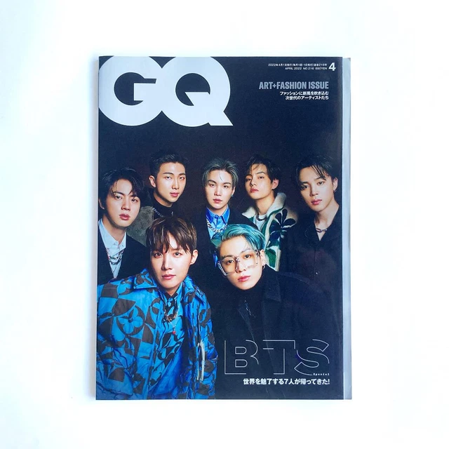 GQ JAPAN APRIL 2022 Art Fashion Issue with BTS Collectible Magazine £40.38 - PicClick UK