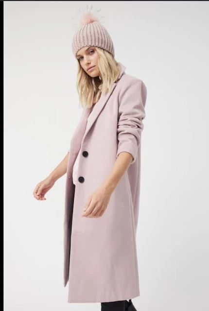 DECJUBA JESSICA CROMBIE Coat Pink XL EUR 45,54 - PicClick IT