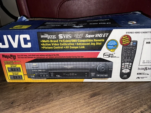 JVC SUPER VHS S-Vhs Video Cassette Recorder Vcr Hr-S3910U Vcr Hr-S3900U ...