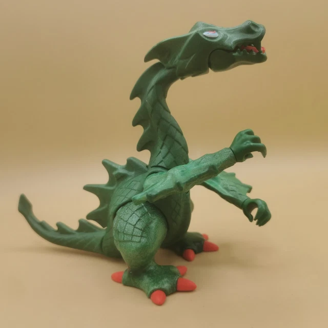 PLAYMOBIL FIGURINE DRAGON vert-animal mythologique-monstre château ...