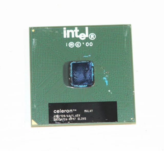 INTEL CELERON 633MHZ 128k 66mhz Processor - SL3VS Socket 370 Desktop ...