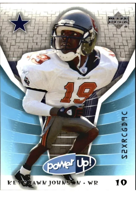 2004 UPPER DECK Power Up Keyshawn Johnson Card #27 Cowboys Dallas EUR 2 ...