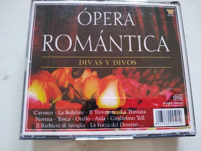 OPÉRA ROMANTIQUE DIVAS Et Divos Pavarotti Caballé DOMINGO Callas - 5 X ...