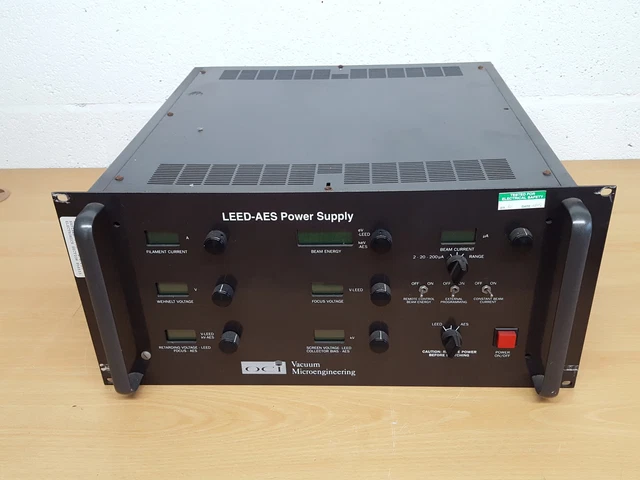 OCI VACUUM MICROENGINEERING LEED-AES Power Supply Model LPS 075 / 300 ...