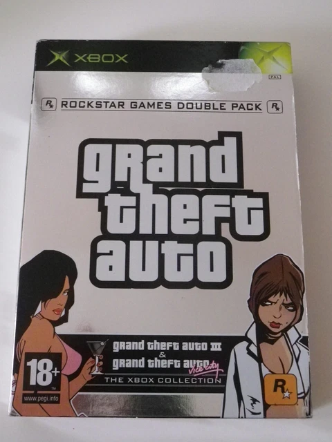 GRAND THEFT AUTO GTA III Vice City Double Pack - XBOX PAL fr EUR 29,99 - PicClick FR
