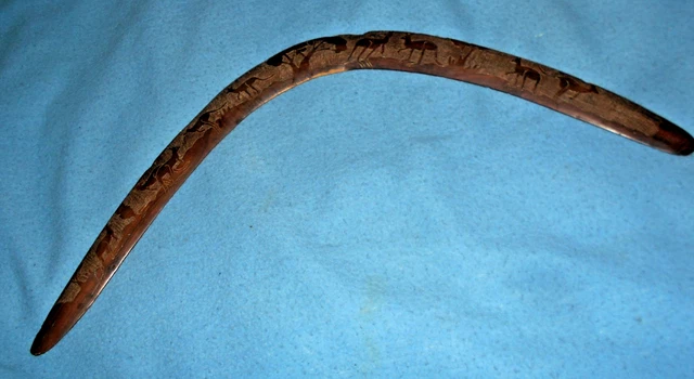 VINTAGE LARGE ABORIGINAL Ceremonial Boomerang Wongi Tribe North West ...