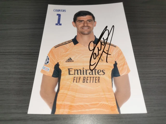 THIBAUT COURTOIS SIGNED Photo Autograph Auto Chelsea 10X15 cm Real ...