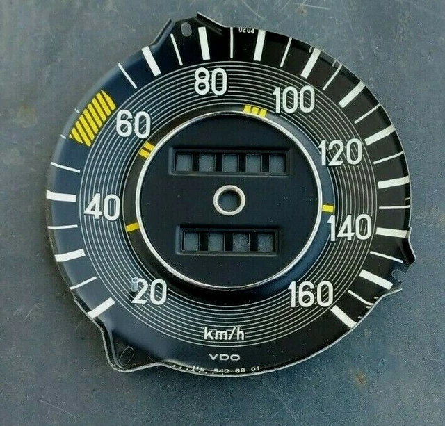 MERCEDES W115 STROKE 8/8 Tacho Original Speedometer Dial bis160 Vat ...