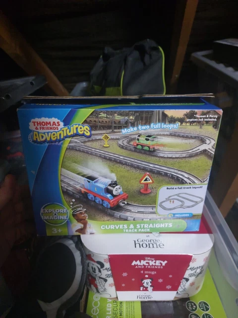 THOMAS THE TANK Engine & Friends Adventures 'Curves + Straights' Track ...