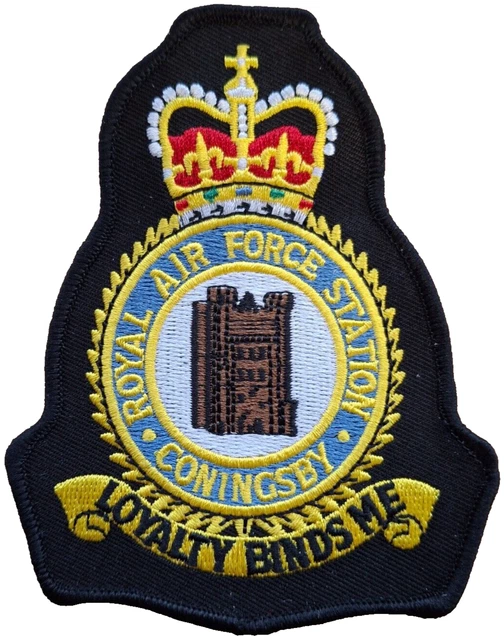 RAF CONINGSBY ROYAL Air Force Station Embroidered Patch Badge ...