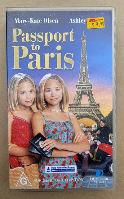 PASSPORT TO PARIS [VHS] Warner Mary-Kate & Ashley Olsen 2001 Video Tape ...