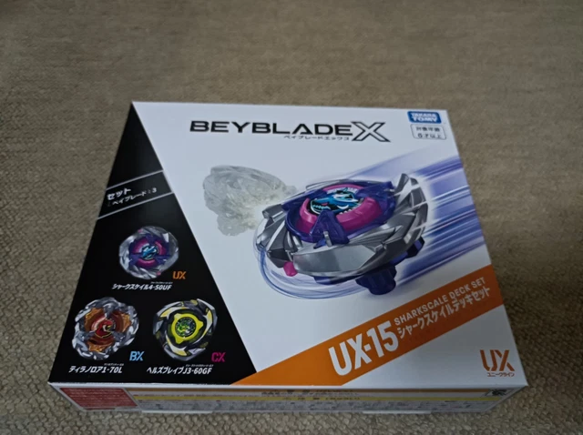 TAKARA TOMY BEYBLADE X UX-15 shark scale deck Set $56.90 - PicClick CA