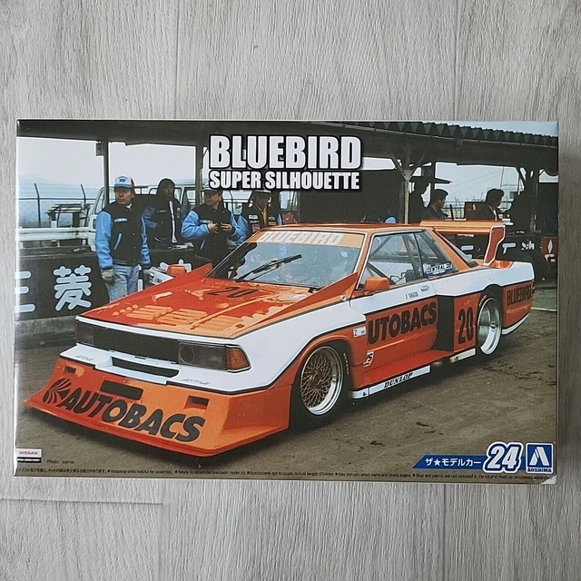 NISSAN BLUEBIRD SUPER Silhouette, Aoshima 052310 scale model kit 1:24 ...