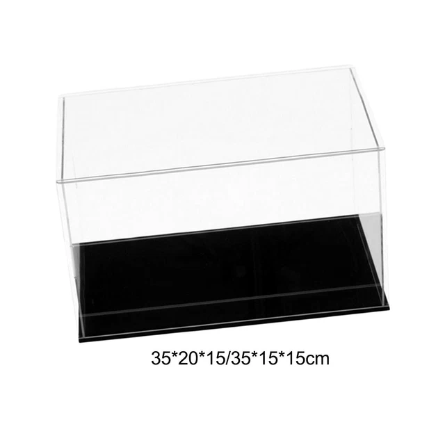 SAMMLERSTÜCKE SHOWBOX DURCHSICHTIG Organizer Box Acryl Vitrine für ...