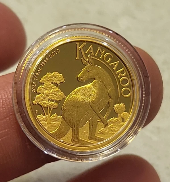 1/4OZ GOLD 999.9 Kangaroo 2023 Proof Coin (Perth Mint) EUR 953,25 ...