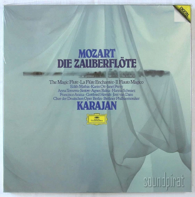 KARAJAN MOZART MAGIC Flûte Dgg Digital Ed.1 Boite 3Lp 2741001 Scellée EUR 45,99 - PicClick FR