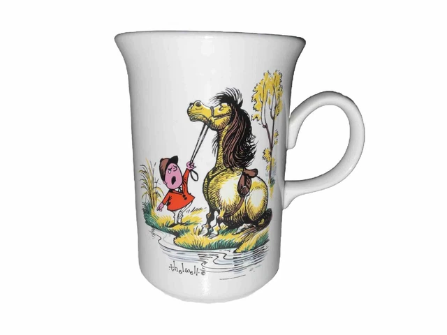 VINTAGE NORMAN THELWELL -Grays Staffordshire Shetland Pony Horse ...