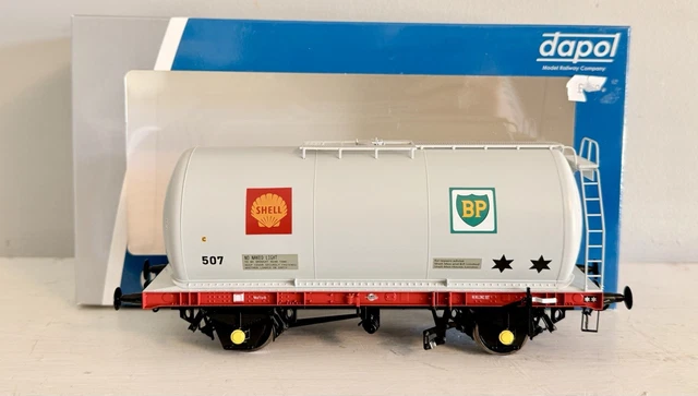 DAPOL 7F-064-004 O Gauge TTA 45-ton tank "Shell BP" grey and red - 507 ...