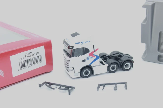 HERPA 317115 IVECO S-Way 6x2 Zugmaschine TEST THE NEW WAY Neu 1:87 OVP ...