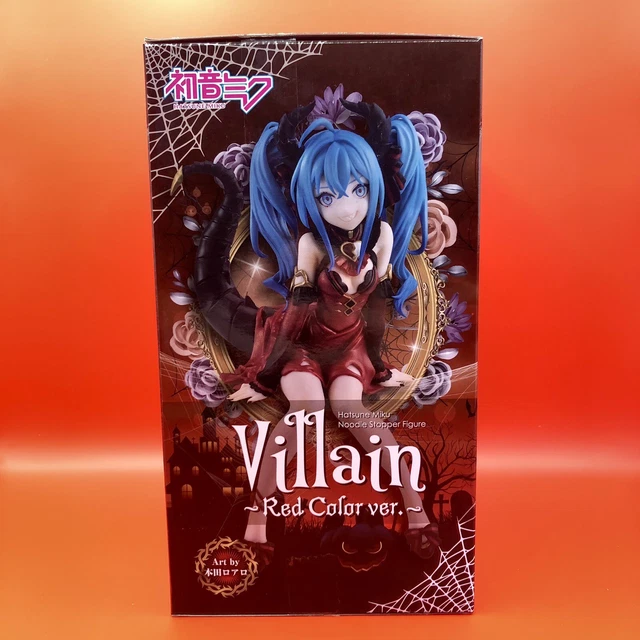 HATSUNE MIKU FIGURE FuRyu Noodle Stopper Villain Red Colour Version ...