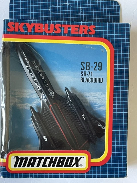 MATCHBOX SKYBUSTERS SB29 Usaf Lockheed Sr71 Blackbird Supersonic Jet ...