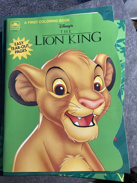 2 DISNEY’S THE Lion King Coloring Book Golden 1994 One Extra £10.92 ...