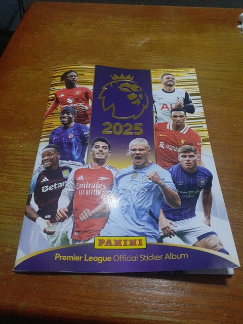 PANINI PREMIER LEAGUE 2025 Official Sticker Album Empty Free 6 Stickers. £3.43 - PicClick UK