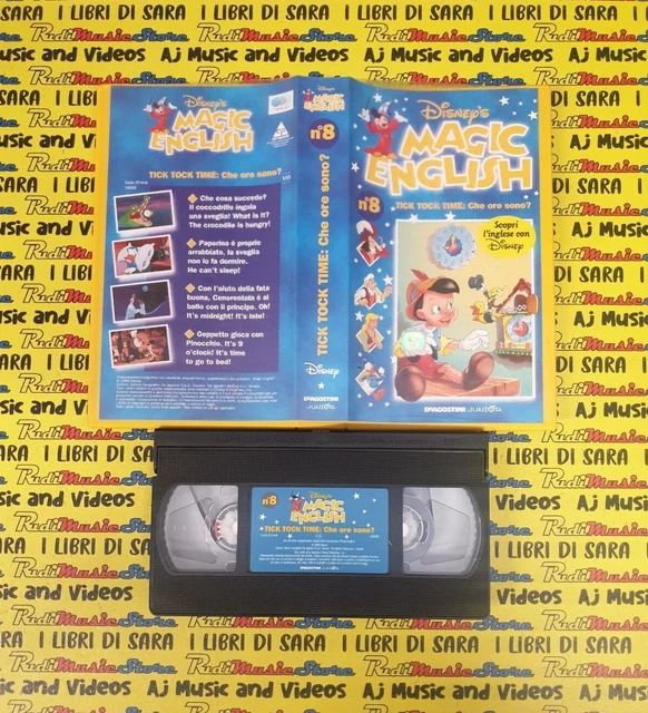 FILM VHS MAGIC ENGLISH DISNEY'S SCOPRI L'INGLESE VOL. 8 1mae08 (F69) 3 ...