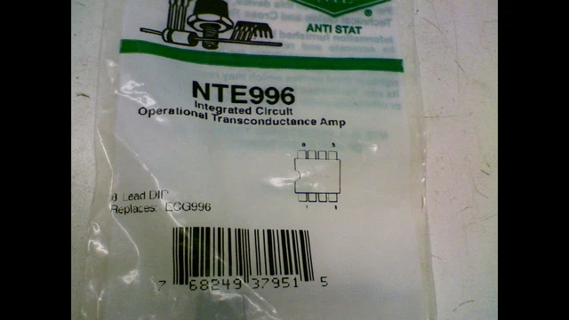 NTE ELECTRONICS NTE996 Linear Integrated Circuit Operational ...