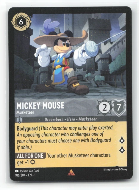 MICKEY MOUSE 186/204 Rare The First Chapter Disney Lorcana [3] $1.23 ...